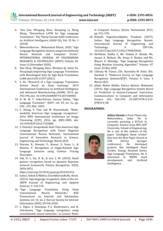 Live Sign Language Translation: A Survey | PDF