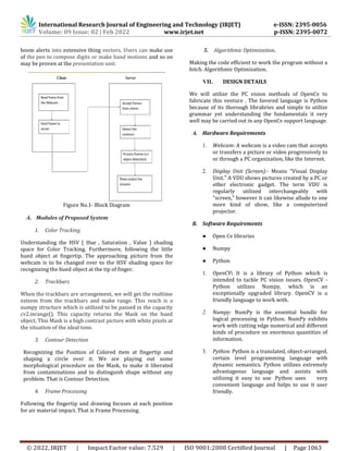 Air Canvas: Draw in Air | PDF
