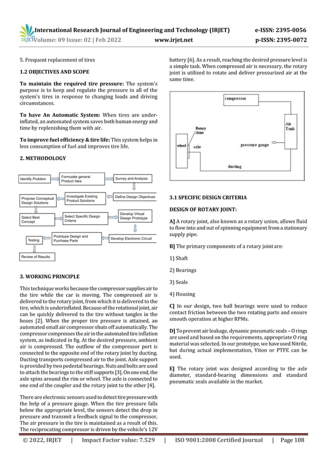 Automatic Tire Inflation System | PDF