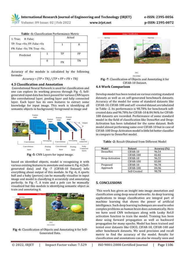 Image Classification and Annotation Using Deep Learning | PDF | Artificial Intelligence ...