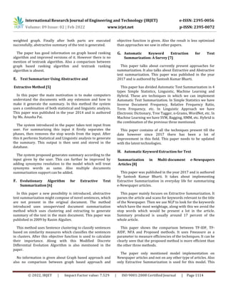 Automatic Text Summarization: A Critical Review | PDF