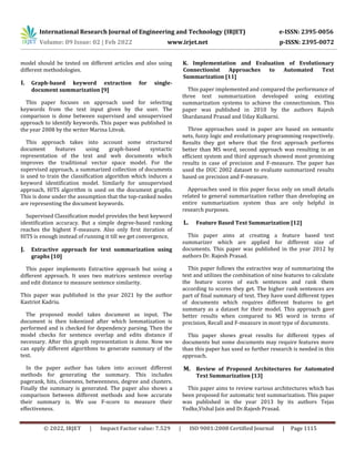 Automatic Text Summarization: A Critical Review | PDF