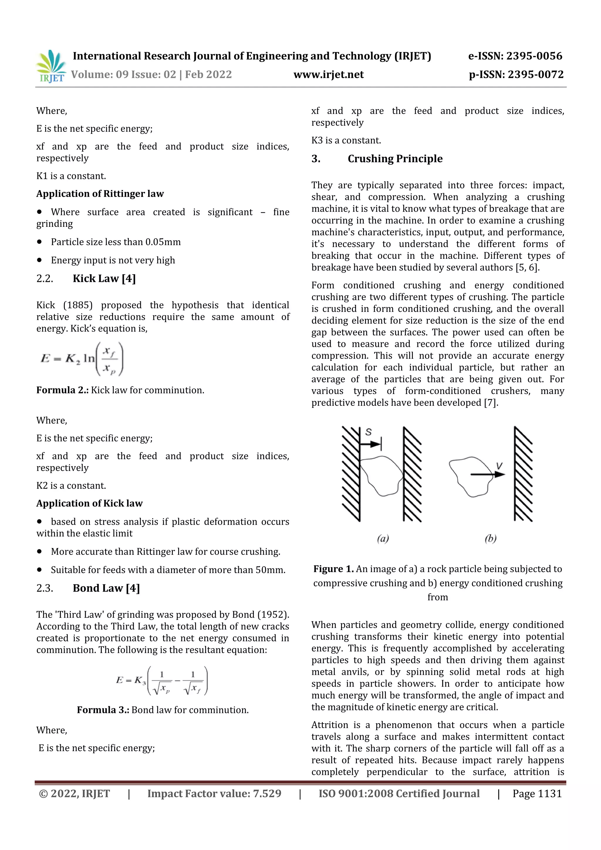 Influence of Crusher Machinery & It’s Working Principle | PDF