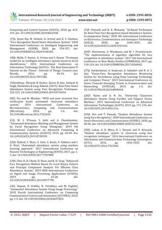 Face Recognition Smart Attendance System- A Survey | PDF