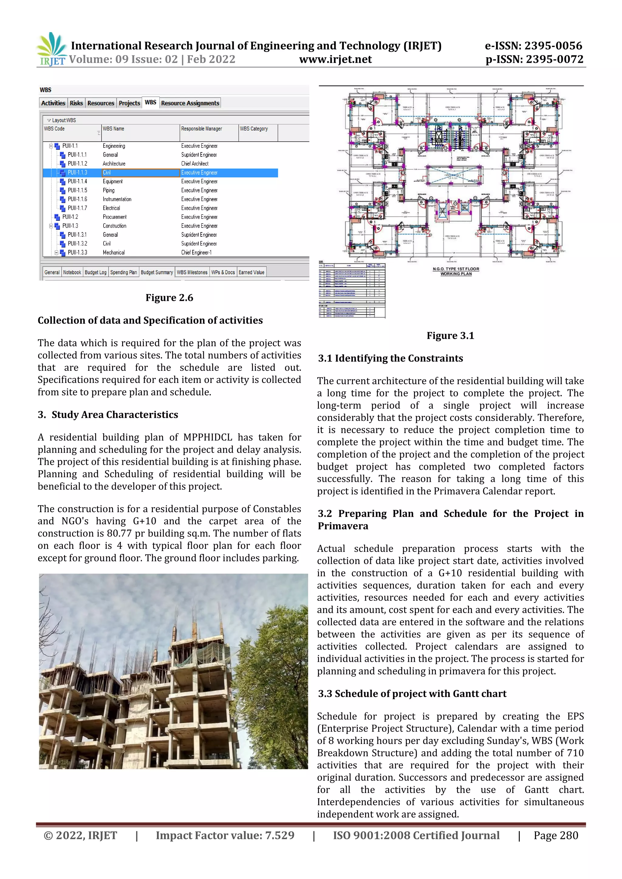 Project Scheduling of a High-rise Building using Primavera P6 | PDF