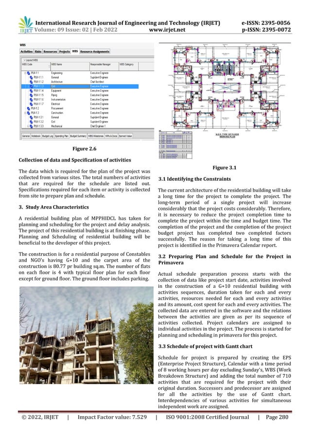 Project Scheduling of a High-rise Building using Primavera P6 | PDF