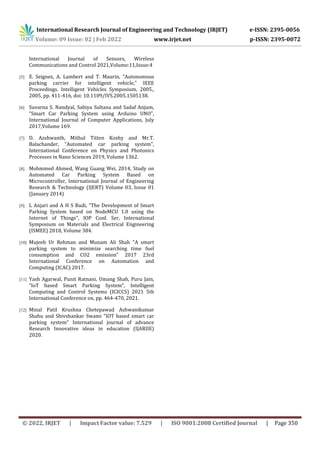 AUTOMATED E- PARKING SYSTEM | PDF