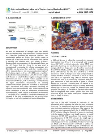 Health Monitoring Using Li-Fi Technology | PDF