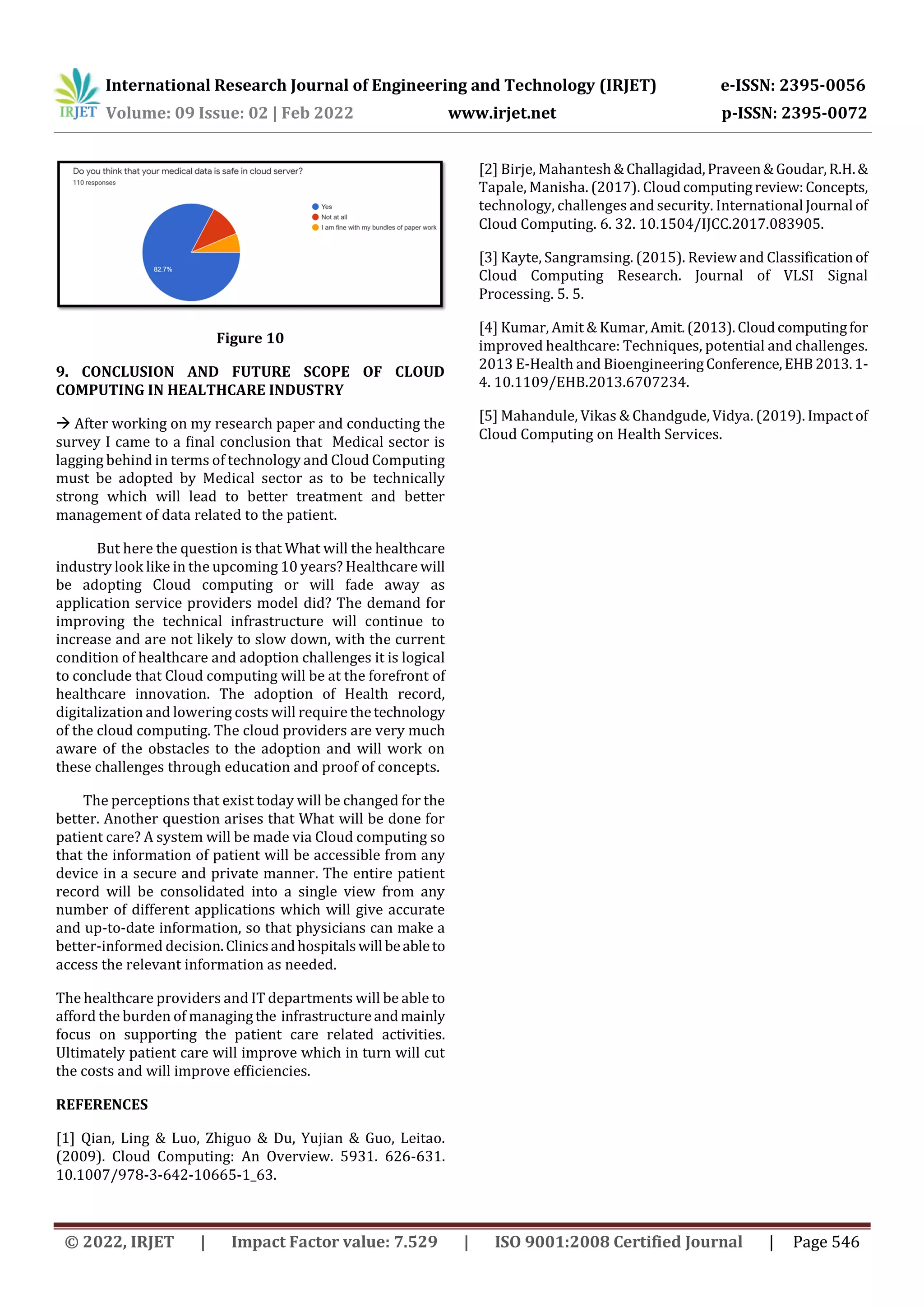 Cloud Computing for Medical Application and Health Care | PDF