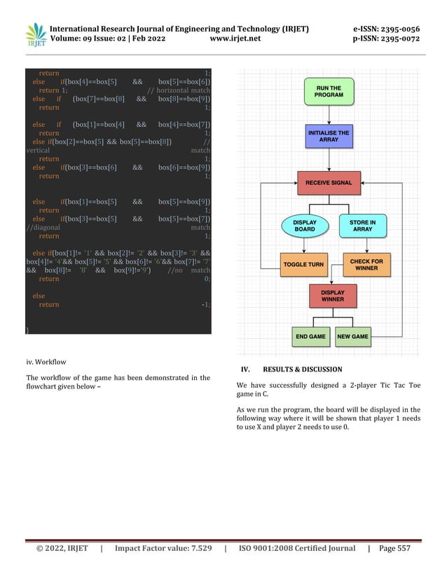 TIC-TAC-TOE IN C | PDF | Board Games and Puzzles | Games and Puzzles