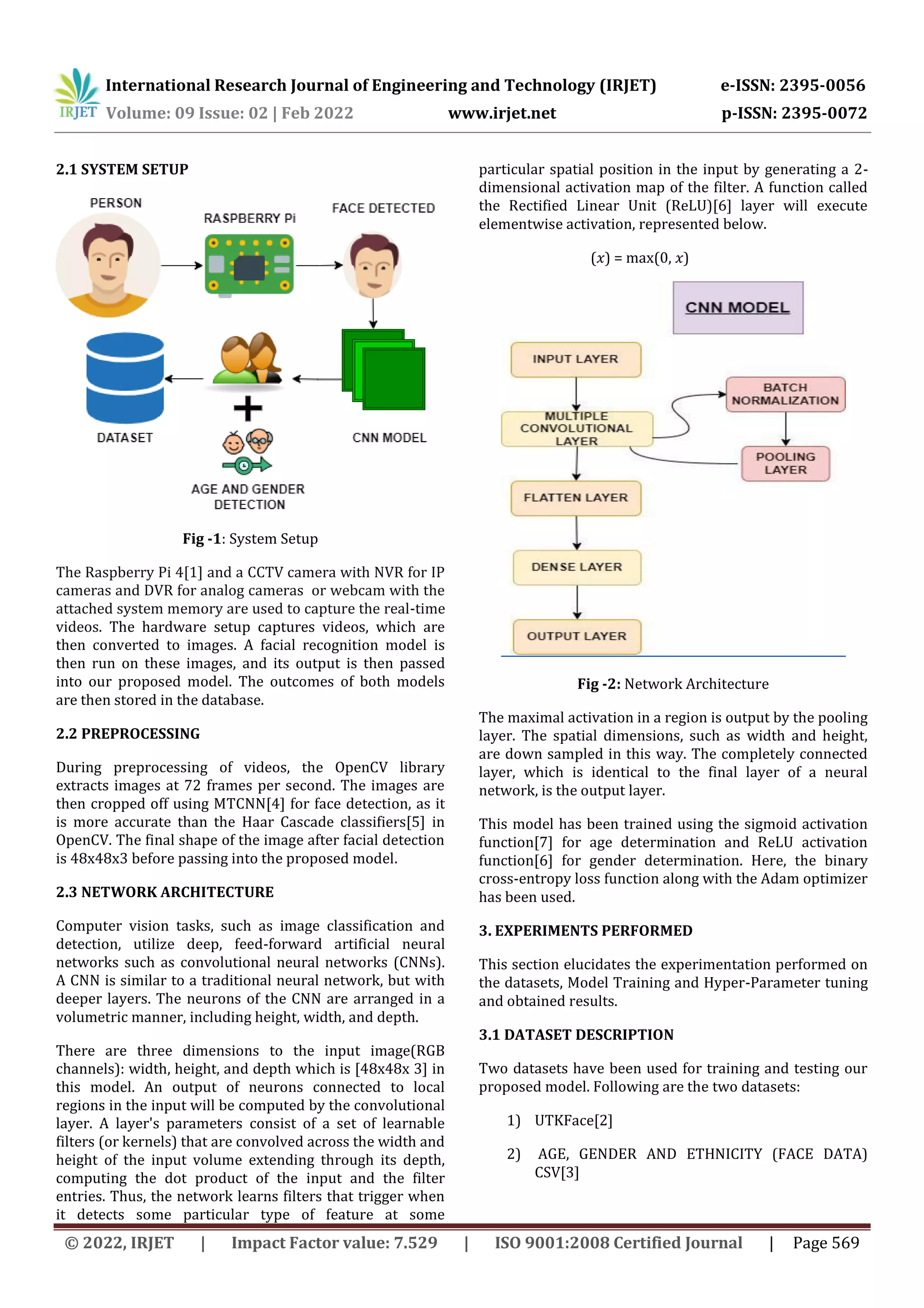 Real-Time Face-Age-Gender Detection System | PDF