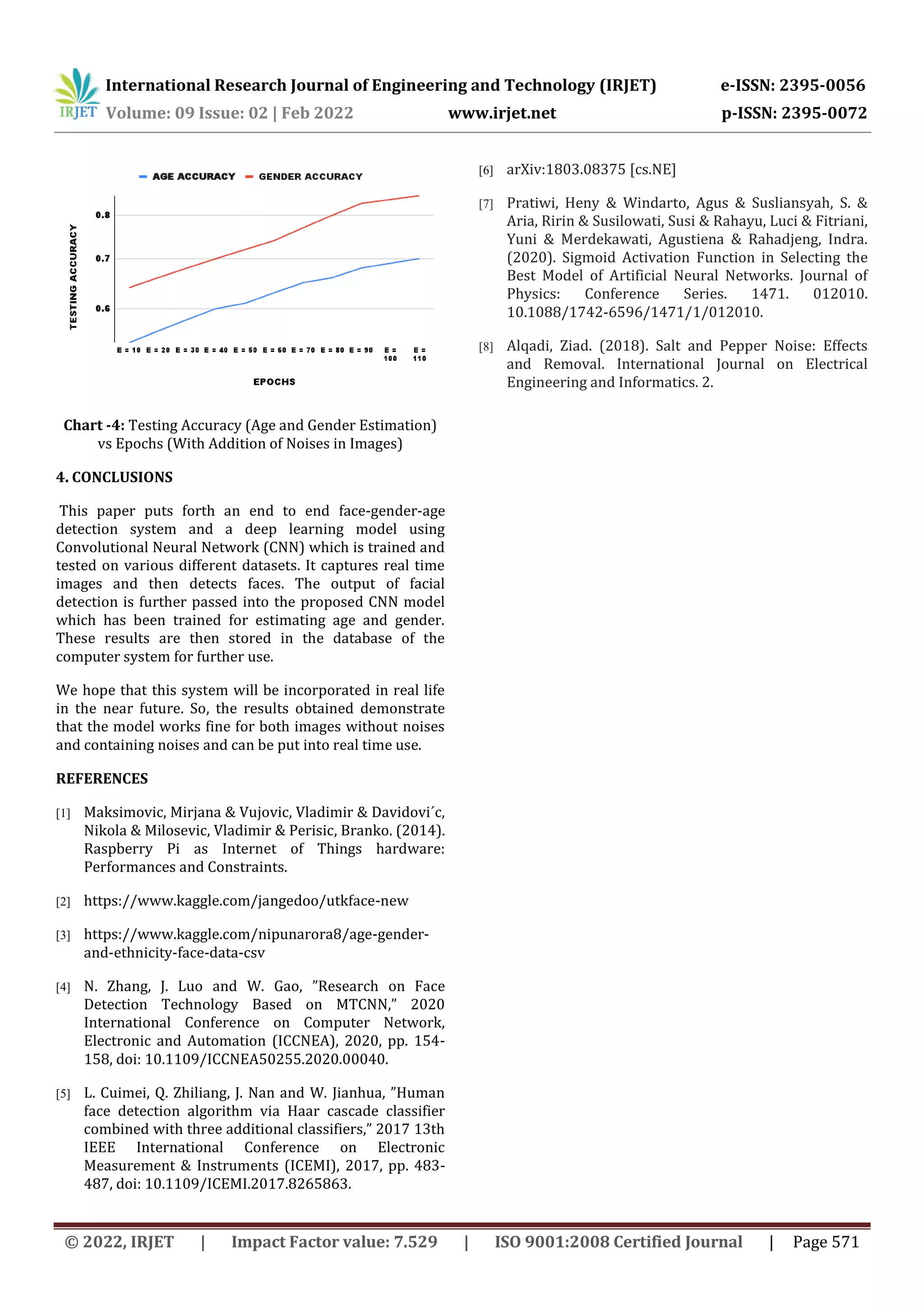 Real-Time Face-Age-Gender Detection System | PDF