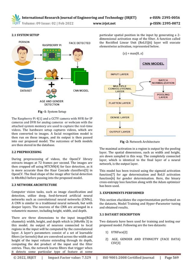 Real-Time Face-Age-Gender Detection System | PDF