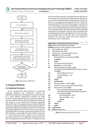 A Host Selection Algorithm for Dynamic Container Consolidation in Cloud Data Centres using ...
