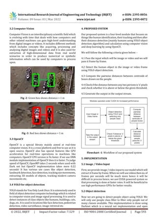 Social Distance Detector Using Computer Vision, OpenCV and YOLO Deep Learning Algorithm | PDF ...