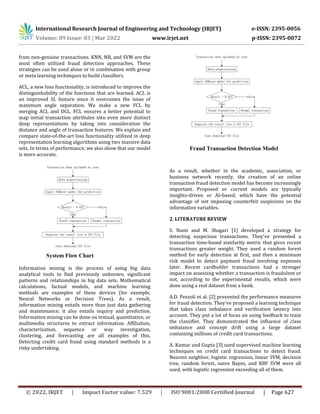 Online Transaction Fraud Detection System Based on Machine Learning | PDF