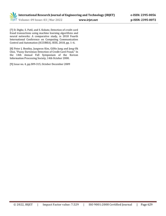 Online Transaction Fraud Detection System Based on Machine Learning | PDF