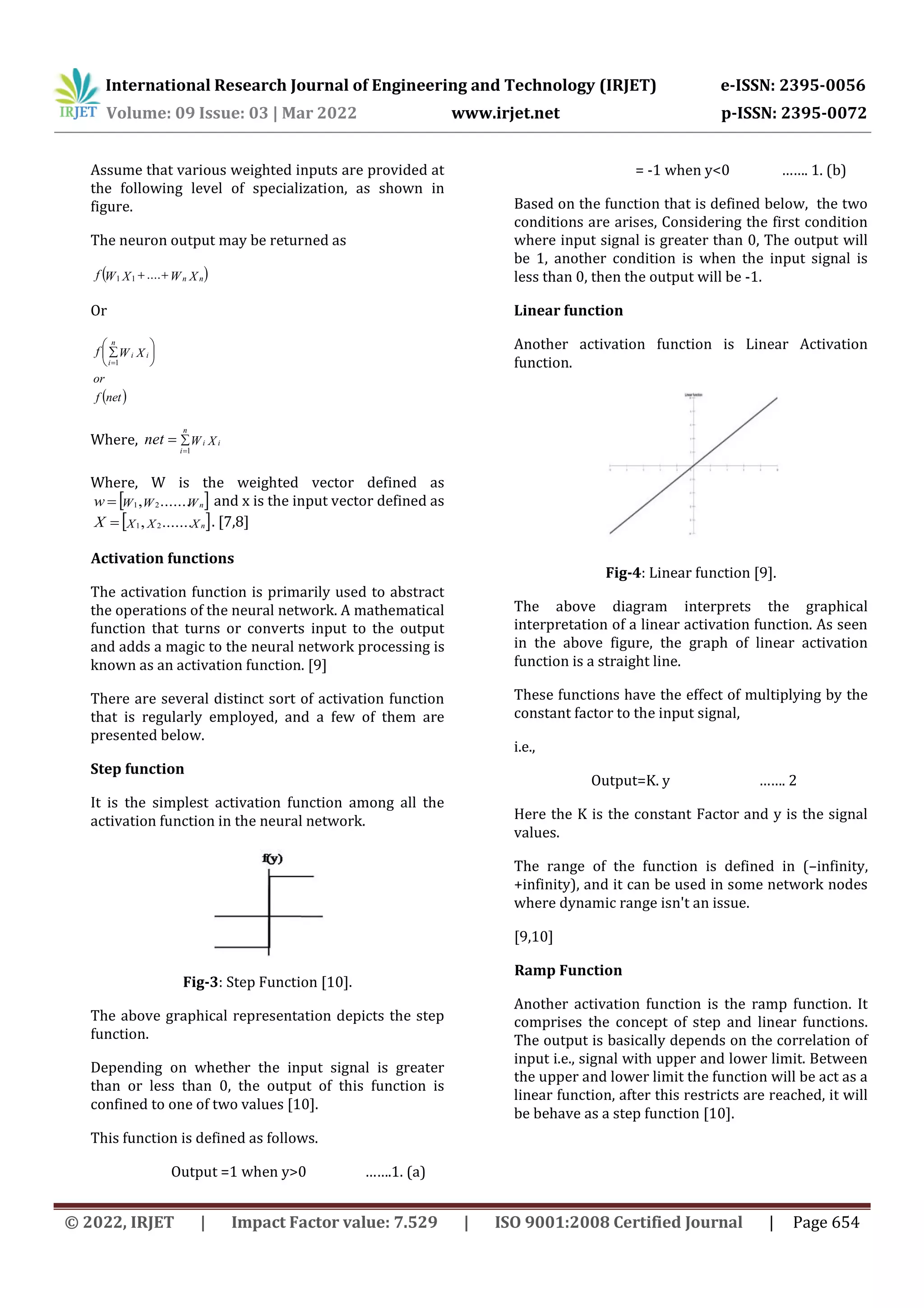 Analytical and Systematic Study of Artificial Neural Network | PDF