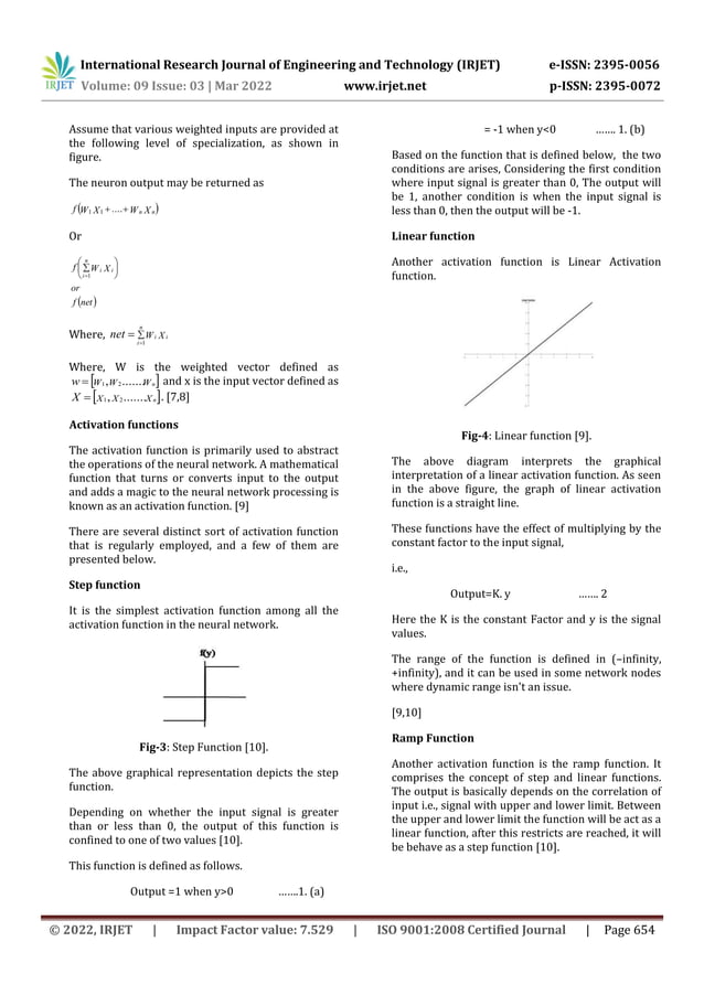 Analytical and Systematic Study of Artificial Neural Network | PDF