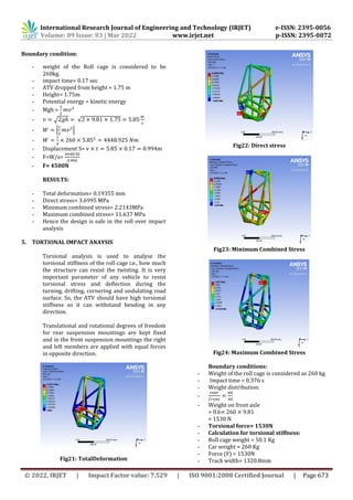 DESIGN, ANALYSIS AND MANUFACTURING OF SAE INDIA BAJA ATV ROLLCAGE | PDF