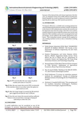 ATM System using Augmented Reality Technology | PDF