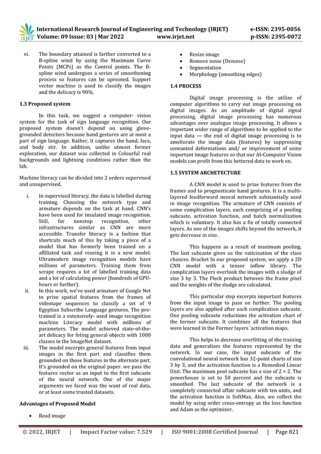 SIGN LANGUAGE RECOGNITION USING CNN | PDF