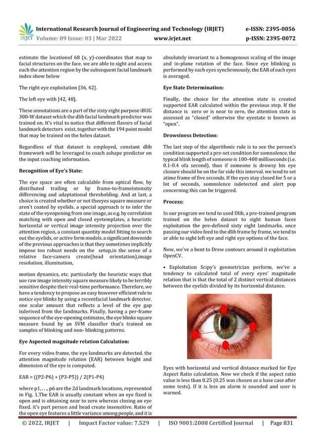 Drowsiness Detection Using Computer Vision Pdf