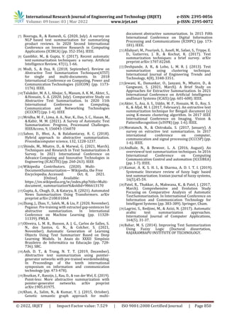 A Survey on Automatic Text Summarization | PDF