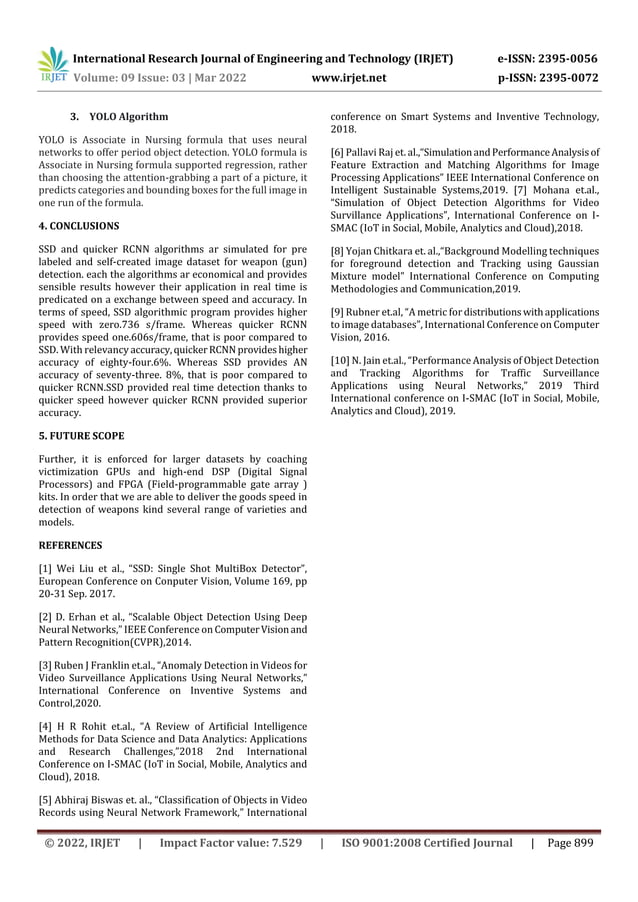 Weapon Detection using Artificial Intelligence and Deep Learning for ...