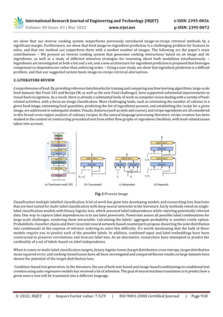 RECIPE GENERATION FROM FOOD IMAGES USING DEEP LEARNING | PDF