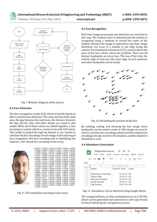 Smart Attendance System using Face-Recognition | PDF