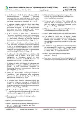 Smart Attendance System using Face-Recognition | PDF