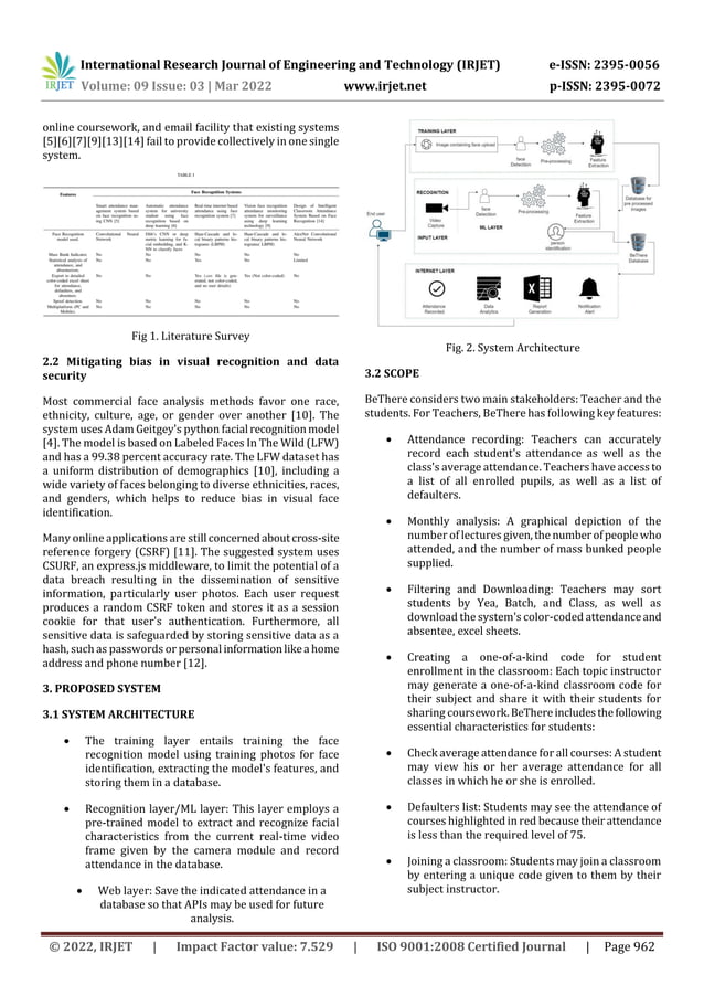 A Web-based Attendance System Using Face Recognition | PDF