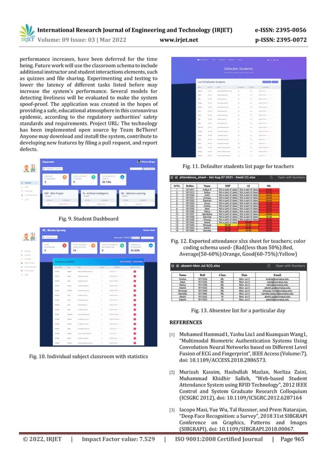 A Web-based Attendance System Using Face Recognition | PDF