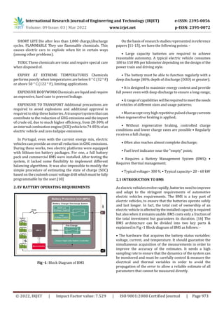 Design & Simulation of Battery management system in Electrical Vehicles ...