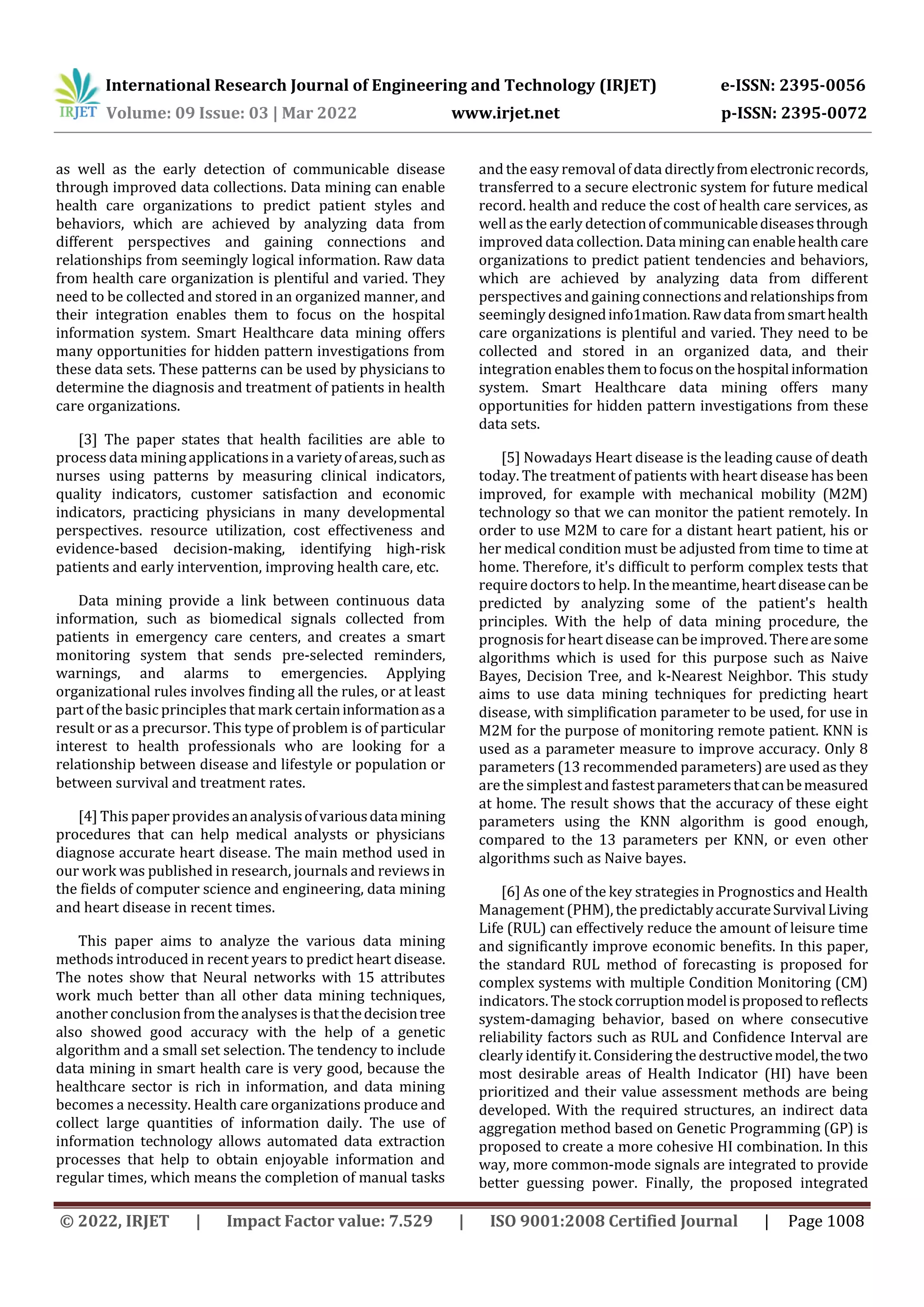 Smart Health Prediction System | PDF | Cloud Computing | Internet