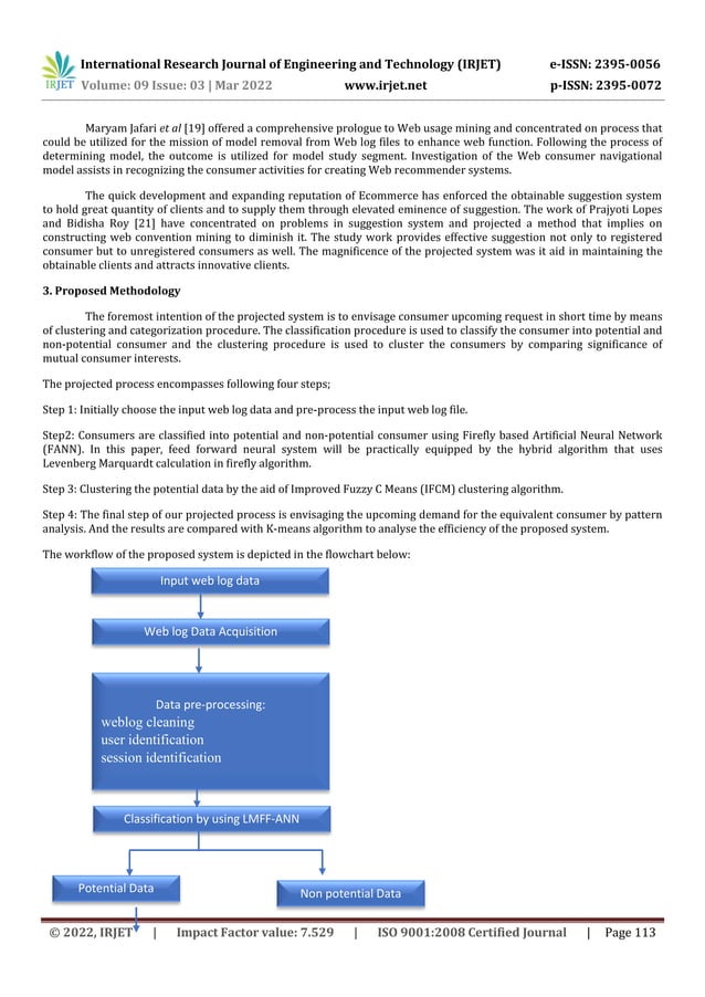 Enactment Of Firefly Algorithm And Fuzzy C Means Clustering For