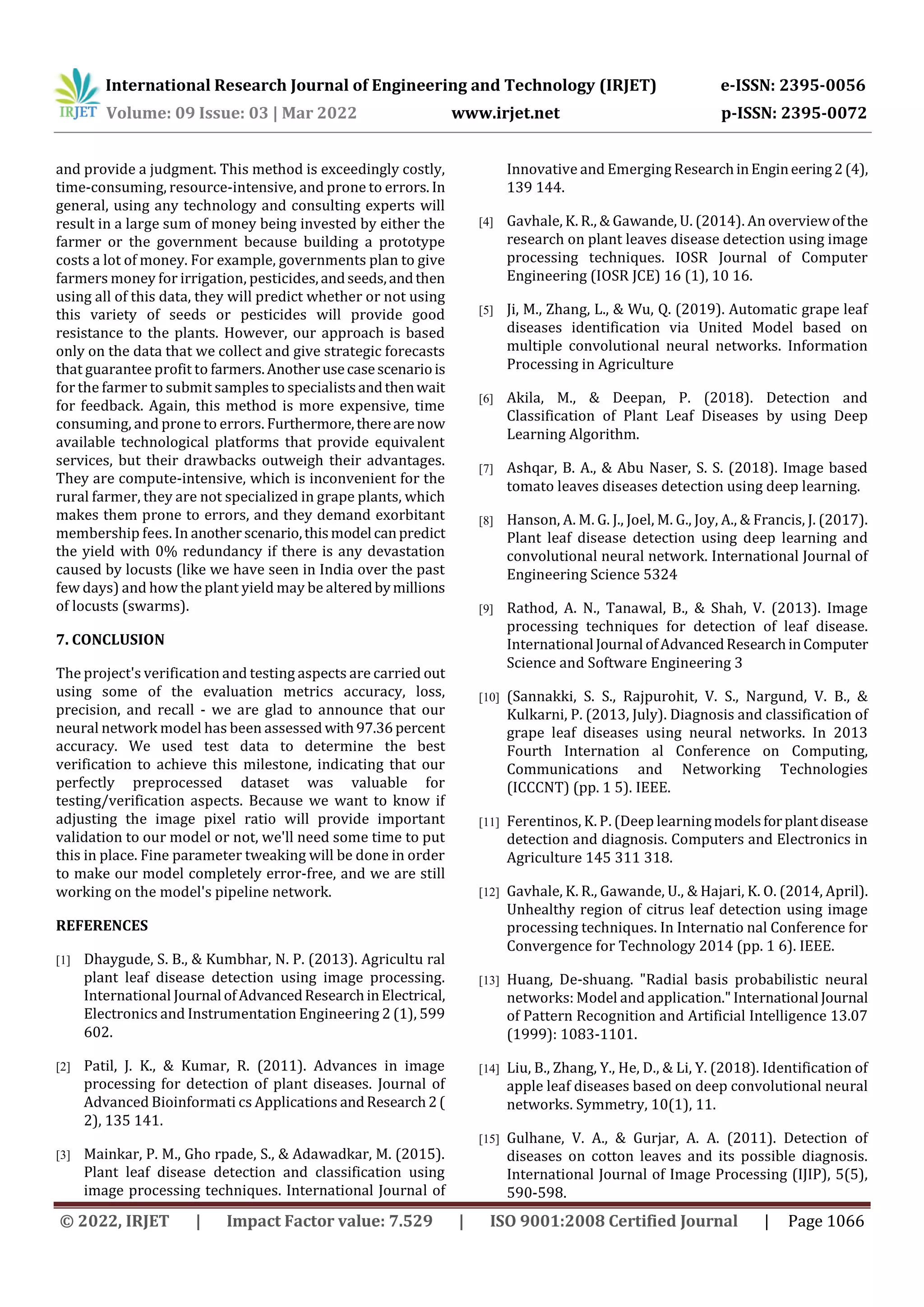 Application For Plants Leaf Disease Detection Using Deep Learning Techniques Pdf