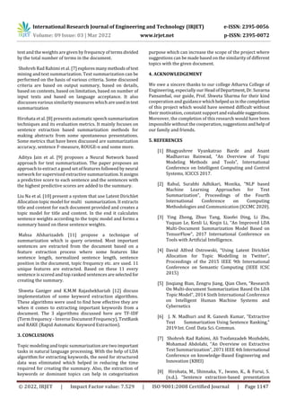 Review of Topic Modeling and Summarization | PDF | Desktop Publishing | Computer Software and ...