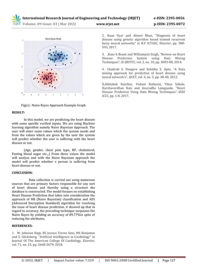 DESIGN AND IMPLEMENTATION OF CARDIAC DISEASE USING NAIVE BAYES TECHNIQUE | PDF