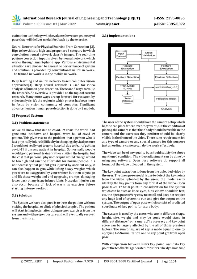 Pose Trainer: “An Exercise Guide and Assessment in Physiotherapy” | PDF ...