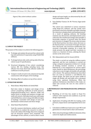 A Review Paper on Analysis and Design of Precast Box Culvert Bridge | PDF