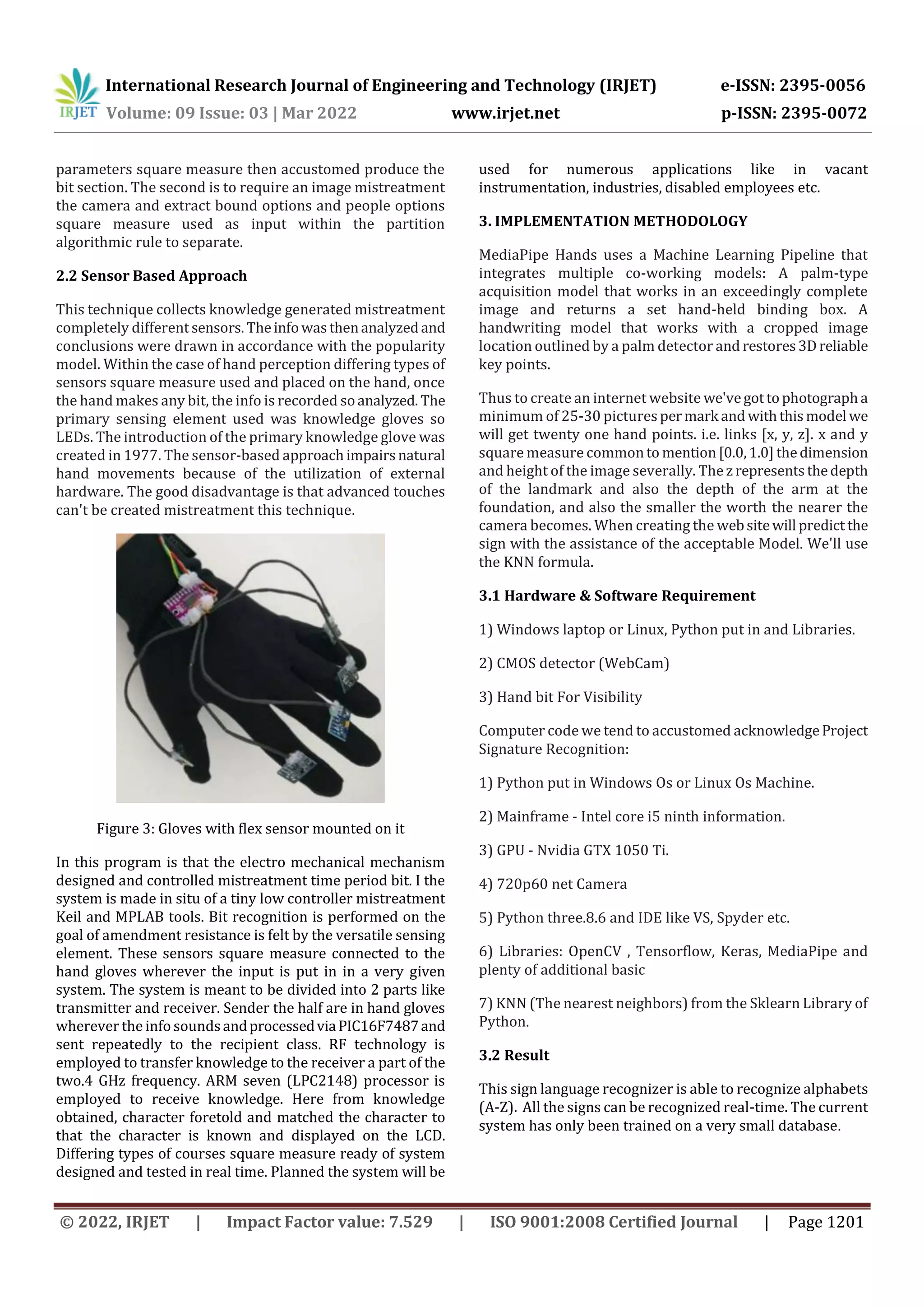 Hand Gesture Identification | PDF