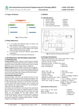 Design and Static Analysis of Heavy Vehicle Chassis with Different ...