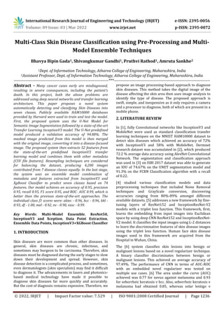 Multi-Class Skin Disease Classification using Pre-Processing and Multi ...