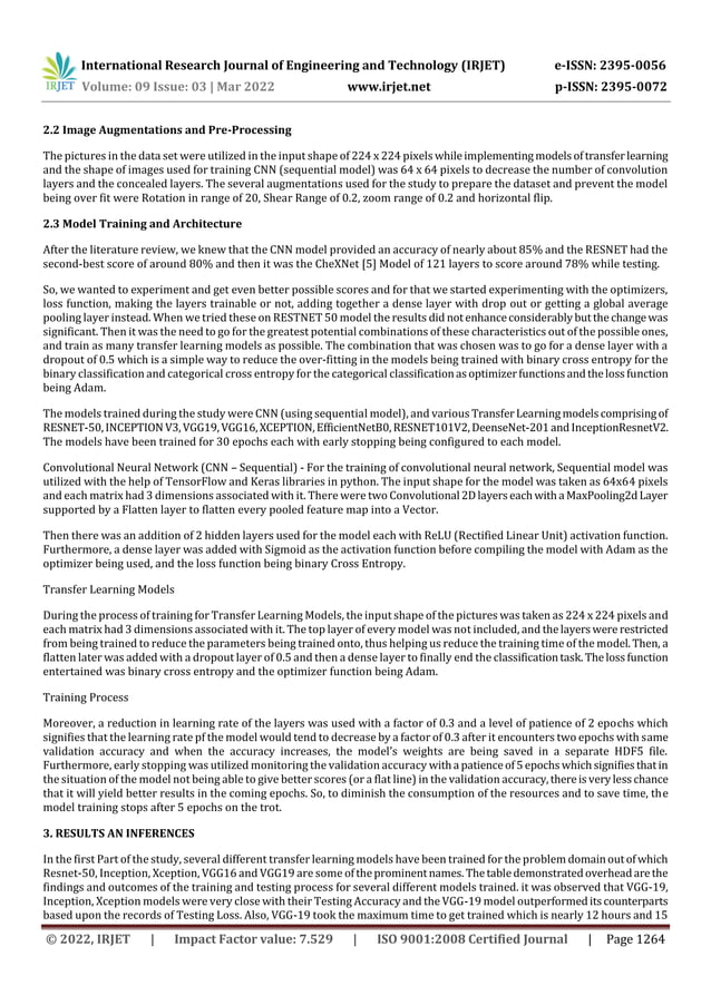 Deep Learning-based Diagnosis of Pneumonia using X-Ray Scans | PDF