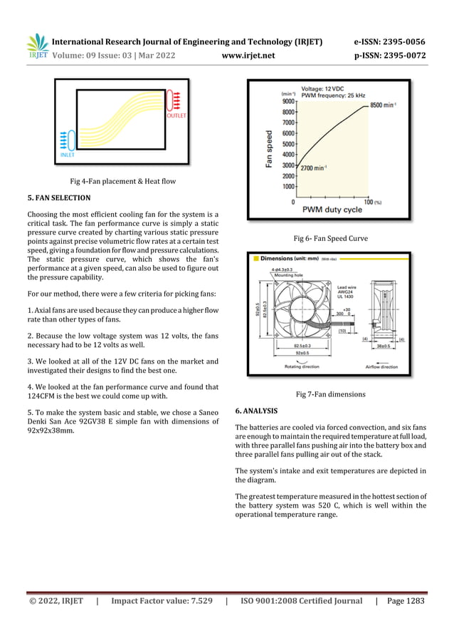Design and Analysis of a Cooling System for High Voltage Battery Pack ...