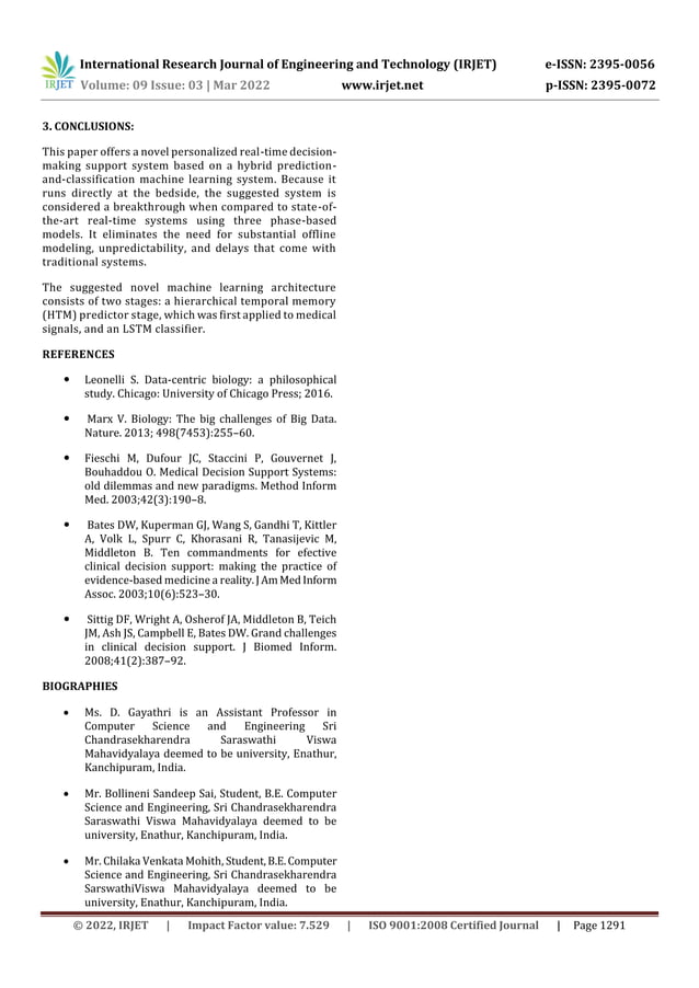 A New Real Time Clinical Decision Support System Using Machine Learning for Critical Care Unit ...