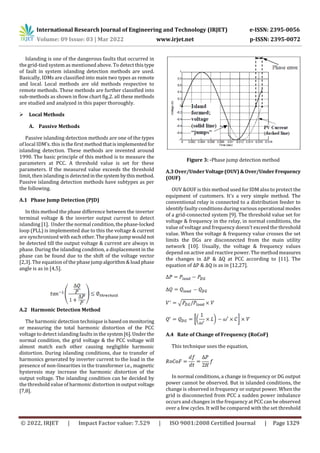 ANALYTICAL STUDY OF DIFFERENT TECHNIQUES FOR ISLANDING DETECTION OF PV GRID-TIED SYSTEM | PDF