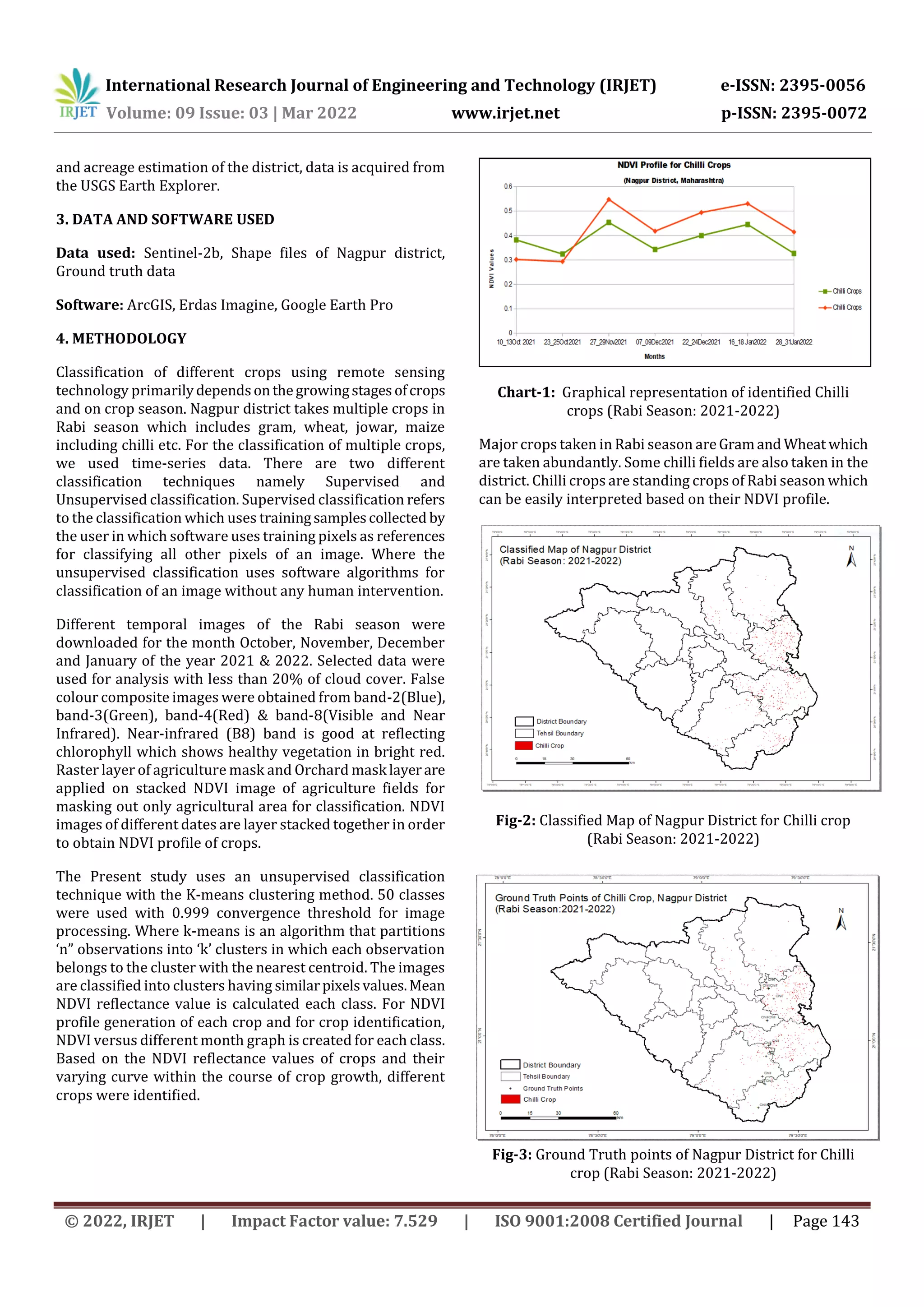 Chilli Crop Acreage Estimation with Sentinel-2 Temporal Satellite ...